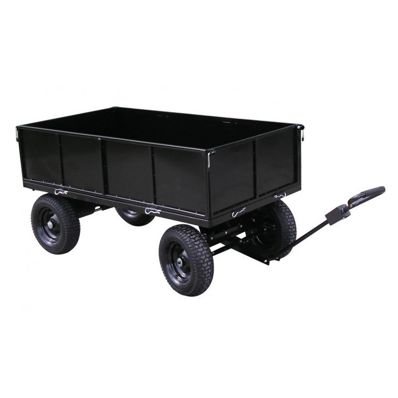 jardinage remorques remorque plateau roues en acier peint lawnboss pour ...